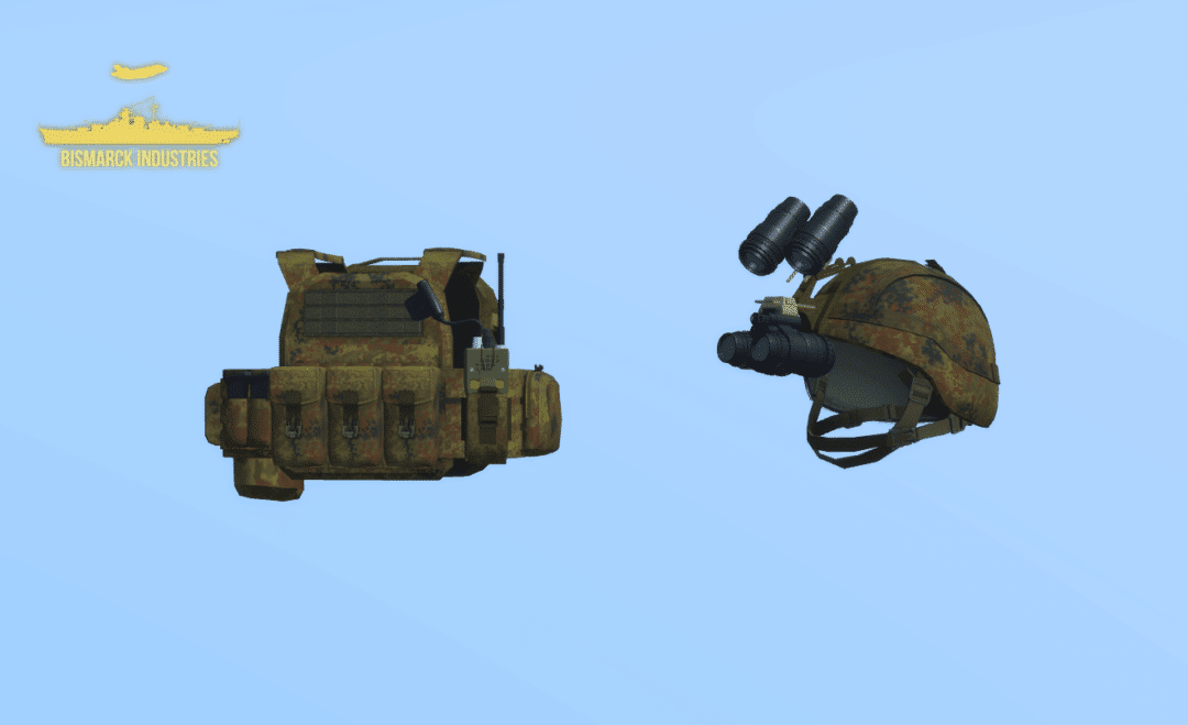 German Plate Carrier & Helmet - Bismarck Industries