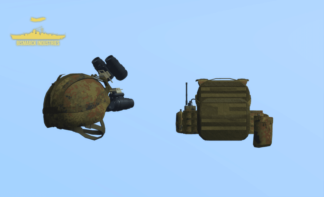 German Plate Carrier & Helmet - Bismarck Industries