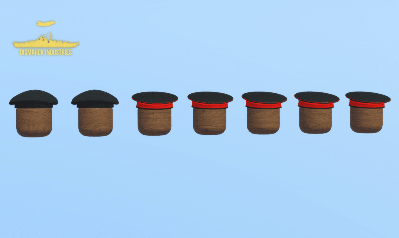 Grenadier Guards Peaked Caps - Bismarck Industries