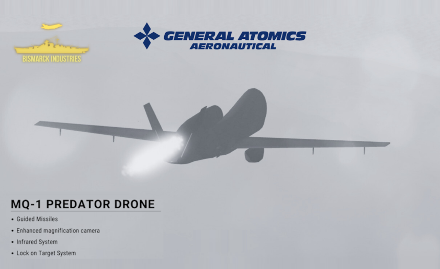 MQ-1 Predator Drone - Bismarck Industries